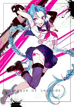 Jinx图片大全-Jinx高清好看的图片--花瓣kkkkkkuuui的画板