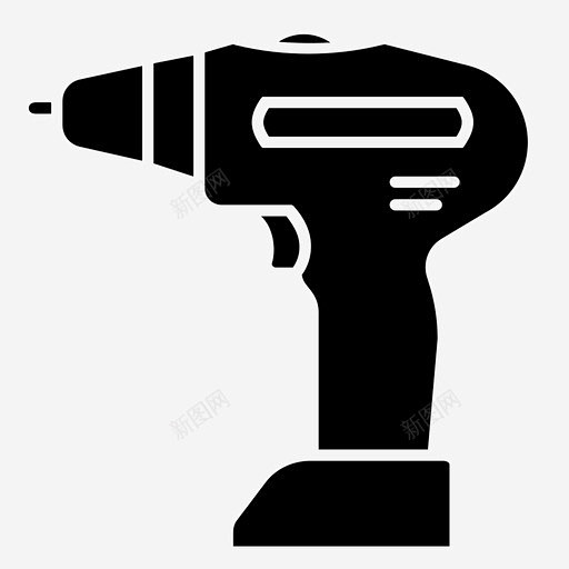 电动螺丝刀钻头电钻图标高清素材 建筑 电动工具 电动螺丝刀 电钻 钻头 免抠png 设计图片 免费下载