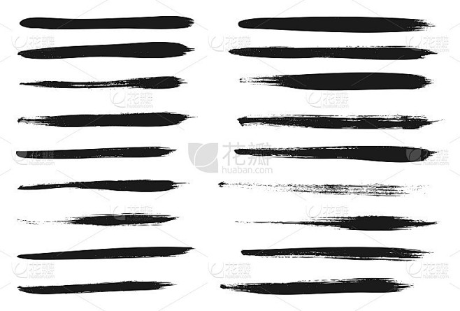 Calligraphy Paint Thin Brush Lines High Detail Abs