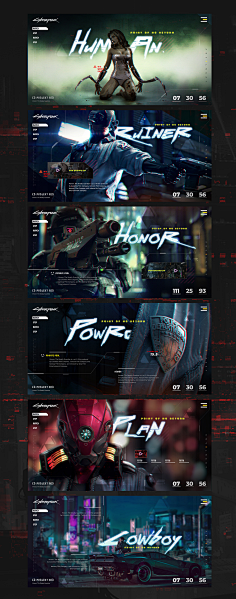 KV-花瓣网|陪你做生活的设计师 | 赛博朋克2077_小强_68Design