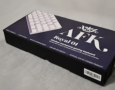 AFK PC Lounge Keyboard Packaging Design-花瓣网