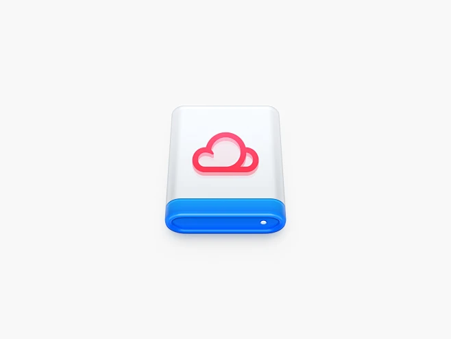 Cloud Disk Icon usb storage disk hard disk cloud drive data drive data ...