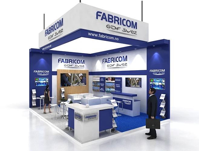 Fabricom Exhibit Stand : Fabricom Exhibit Design-花瓣网