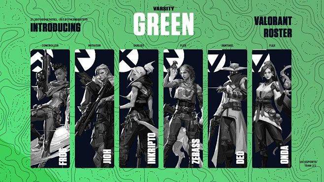 esports esports design roster Roster Reveal Valorant-花瓣网