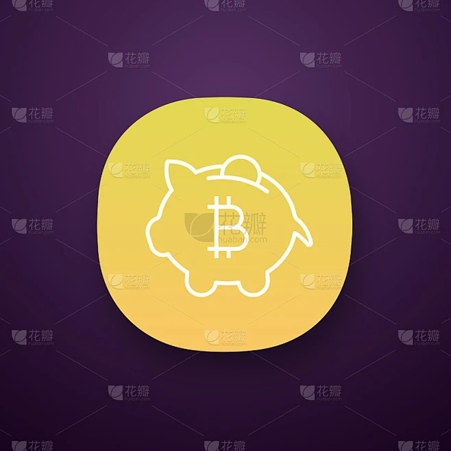 Bitcoin deposit icon素材-花瓣网