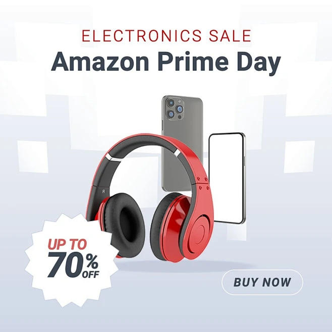 Amazon Prime Day Electronic Devices Discount Promotion Sale Ecommerce ...