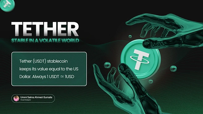 TETHER (USDT) - Futuristic Web3 Design :: Behance-花瓣网