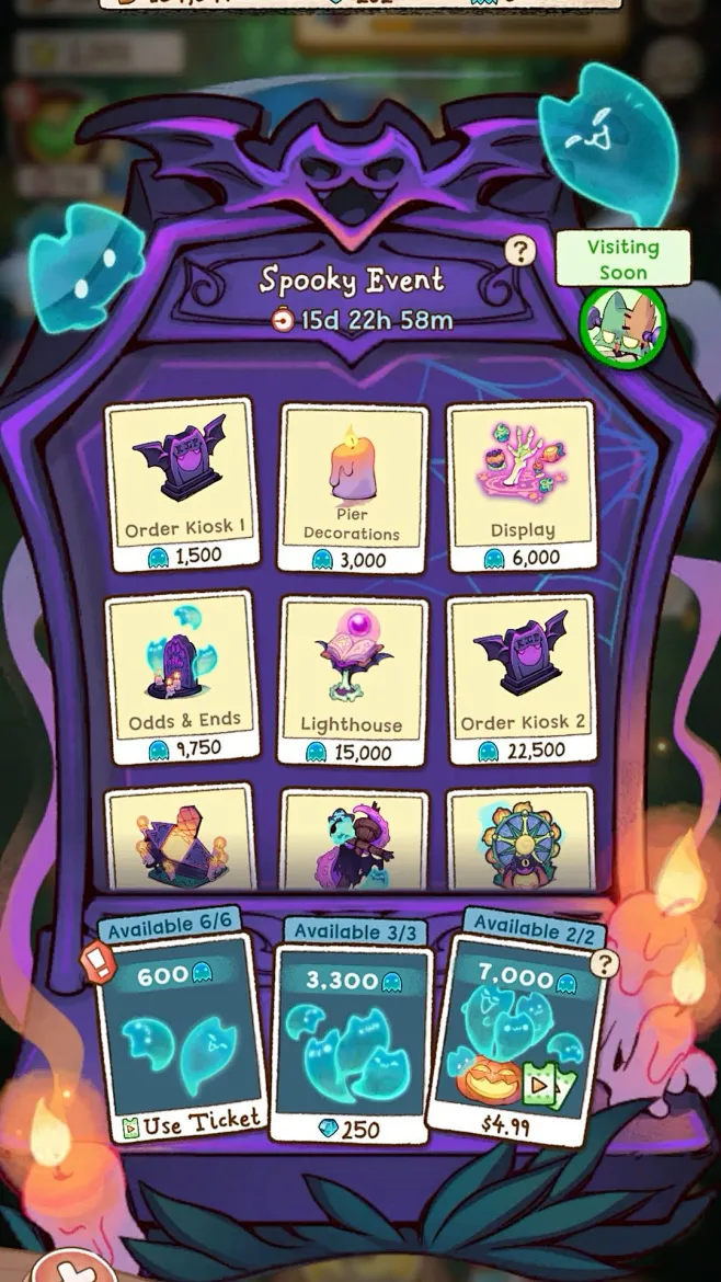 This may contain: the spooky event game screen-花瓣网