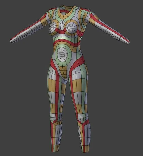 Topology Reference/Guide - INTRO TO 3D - 60125-花瓣网