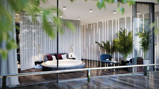 Hotel CGI on Behance-花瓣网