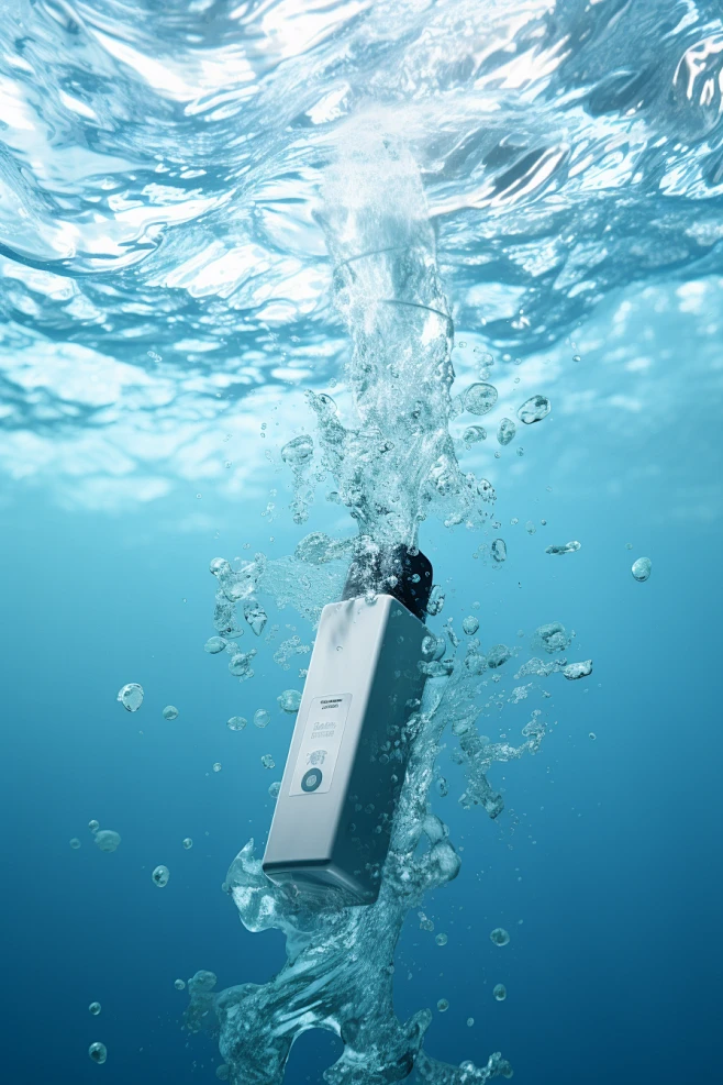 bbq5834_Bottle_underwater_with_water_droplets_surrounding_it_ne_8-花瓣网