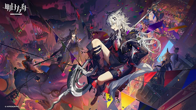 【画质提升】《明日方舟》 SideStory「揭幕者们」活动宣传图画质提升 - 哔哩哔哩-花瓣网