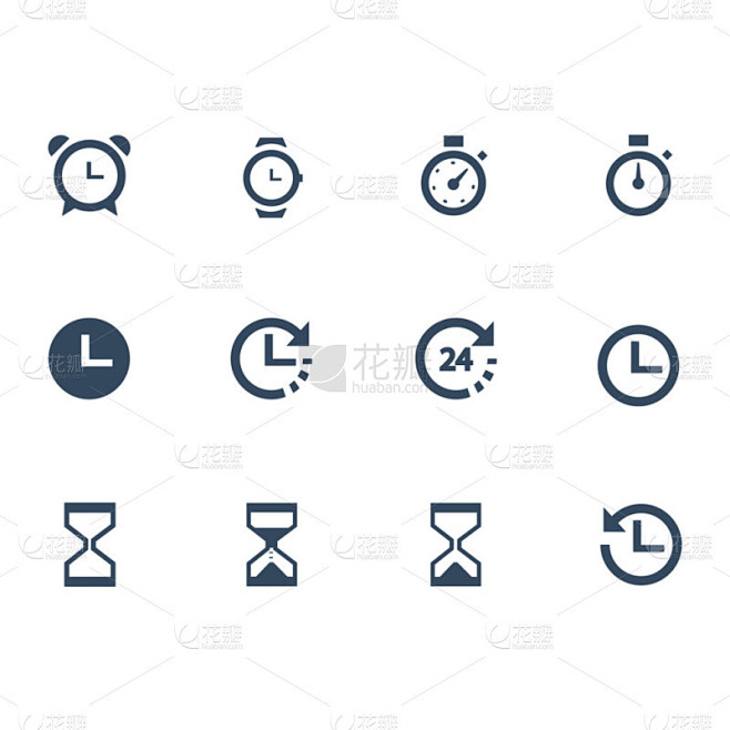 时间和时钟图标