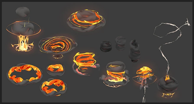 Vfx sprites experiment-花瓣网