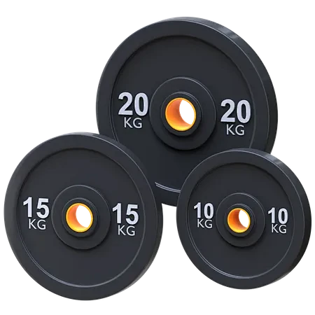 Weight Plates 3D Icon