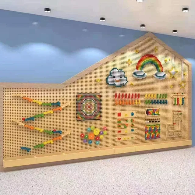 幼儿园积木墙 - 小红书搜索-花瓣网