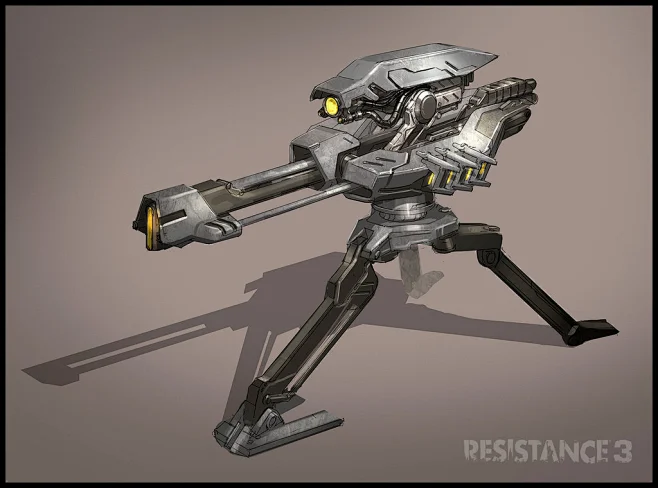 R3 Multiplayer Turret by ~MeckanicalMind on deviantART-花瓣网