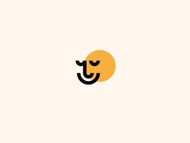 Smiling Face Graphic Logo branding vector design graphic happy icon ...