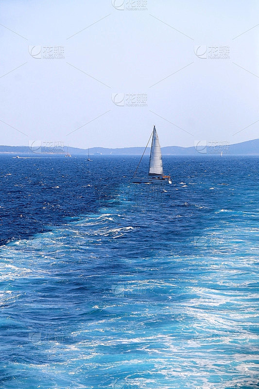 帆船和亚得里亚海