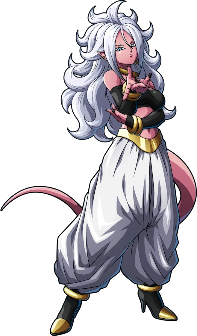 [Render] DBFighterZ - Android 21 by PurpleHato on DeviantArt-花瓣网