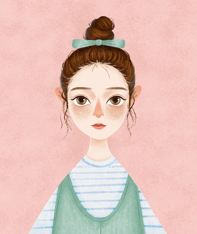 #插画##儿童插画##卡通头像# 一组头像 （二） | 须弥子芥 - 原创作品 - 涂鸦王国插画-花瓣网