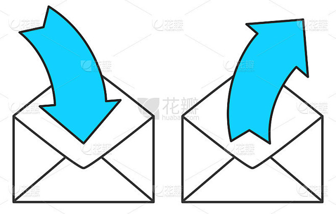 Incoming and outgoing mail envelope