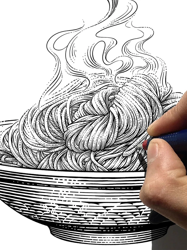 版画风插画合集+(二)++广州-一叶插画+[30P]+(1).jpg-花瓣网