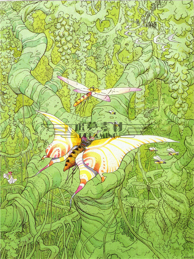 莫比乌斯 莫比斯 漫画插画合集 插画漫画 设计素材资料-淘宝网