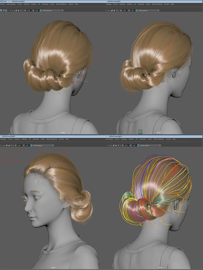 xgen WIP, ranyiren --花瓣网