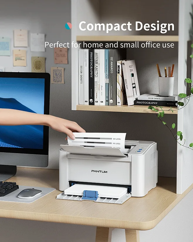 Pantum P2502W Wireless Small Laser Printer Monochrome (Black and White ...-花瓣网