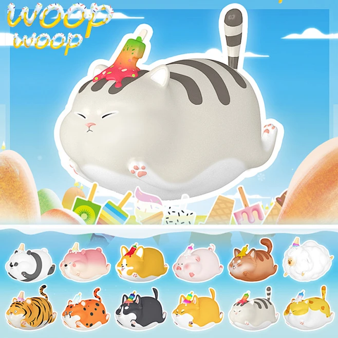 现货 WoopWoop系列盲盒 mimi花田猫潮玩公仔桌面收藏手办摆件礼物-淘宝网-花瓣网