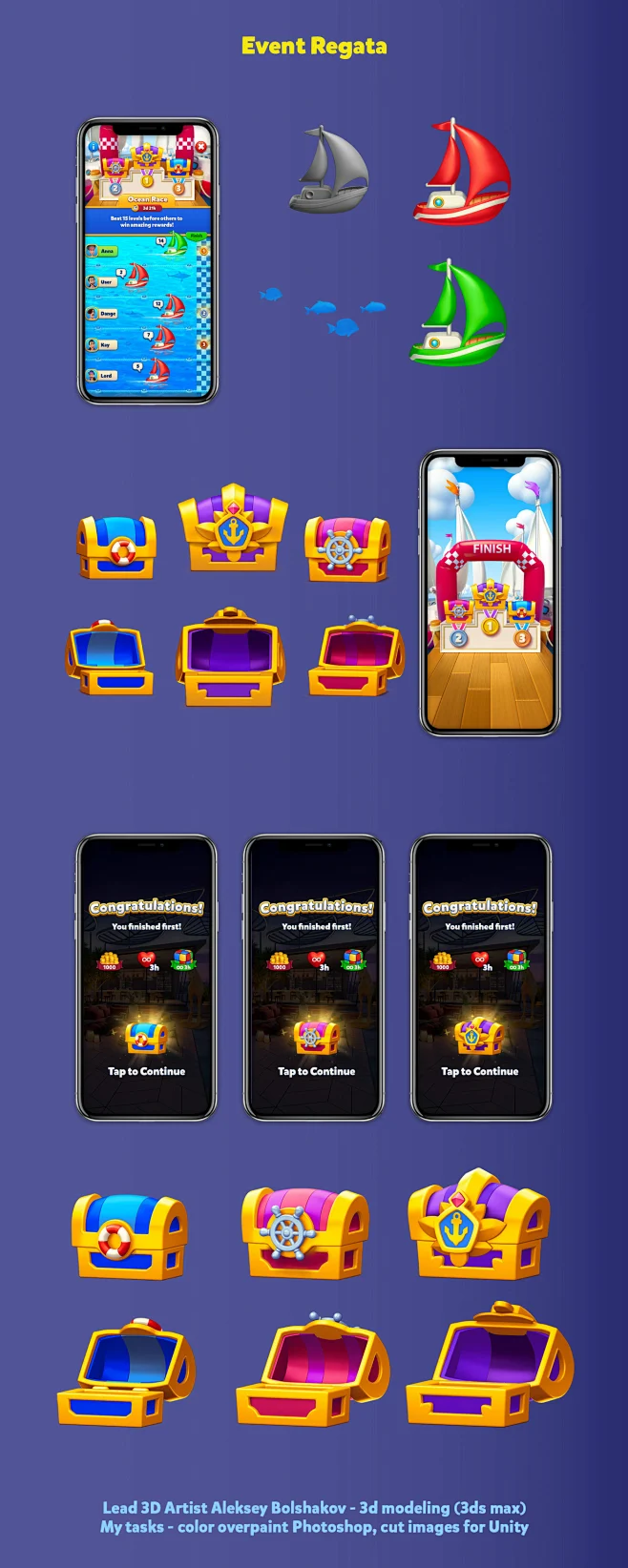 game mobile UI 3D Event Game Art casual match3 casual game concept art ...