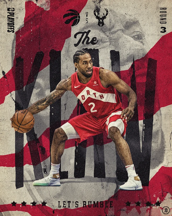 "Let's Rumble" 2019 NBA Playoffs : This personal project draws ...