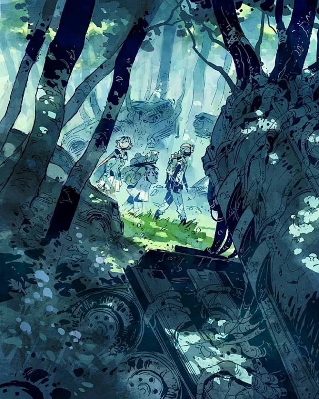 插画师：Minna Sundberg -花瓣网