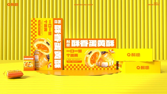 酥趣蛋黄酥%7C 包装设计%7C 烘焙零食食品原创食品包装设计__4291fd5c图片_点心图片素材-花瓣网