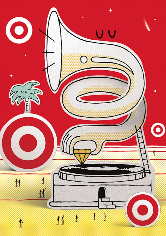 Target LA LIVE on Behance-花瓣网