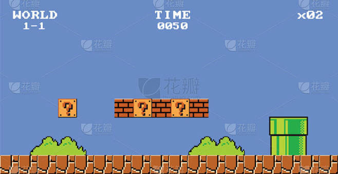 8bit Platformer 像素艺术手机游戏资产精灵 Reskin