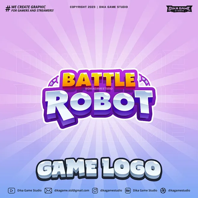 Are you a Game Developer? Make a Stunning 3D Game Logo title or Game ...
