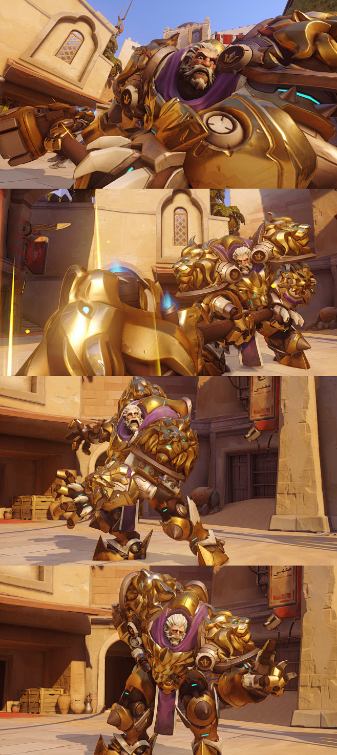 Overwatch Reinhardt (LionHardt skin), Hong Chan Lim : Had fortunate ...