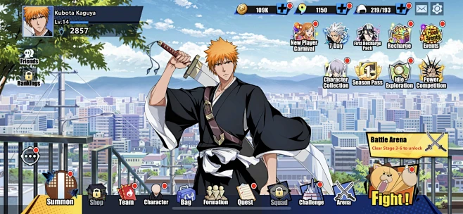 Bleach: Immortal Soul | Game UI Database : The ultimate screen ...