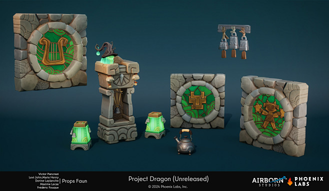 {游戏系列}美国 Project Dragon(UI,角色，场景)