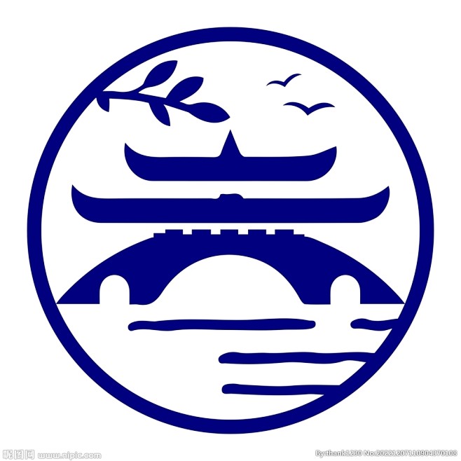 城市地标古建筑古桥景点logo