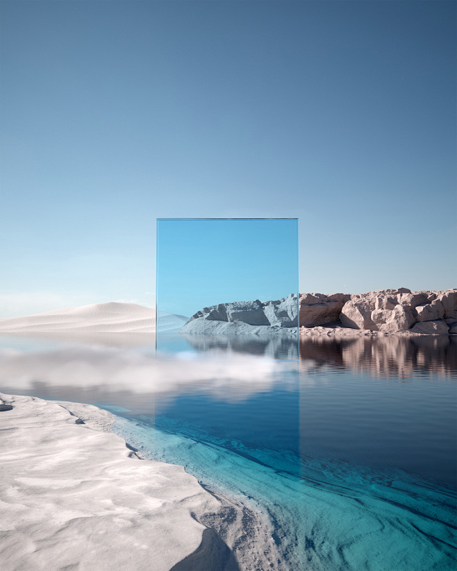 Geometric Landscapes on Behance