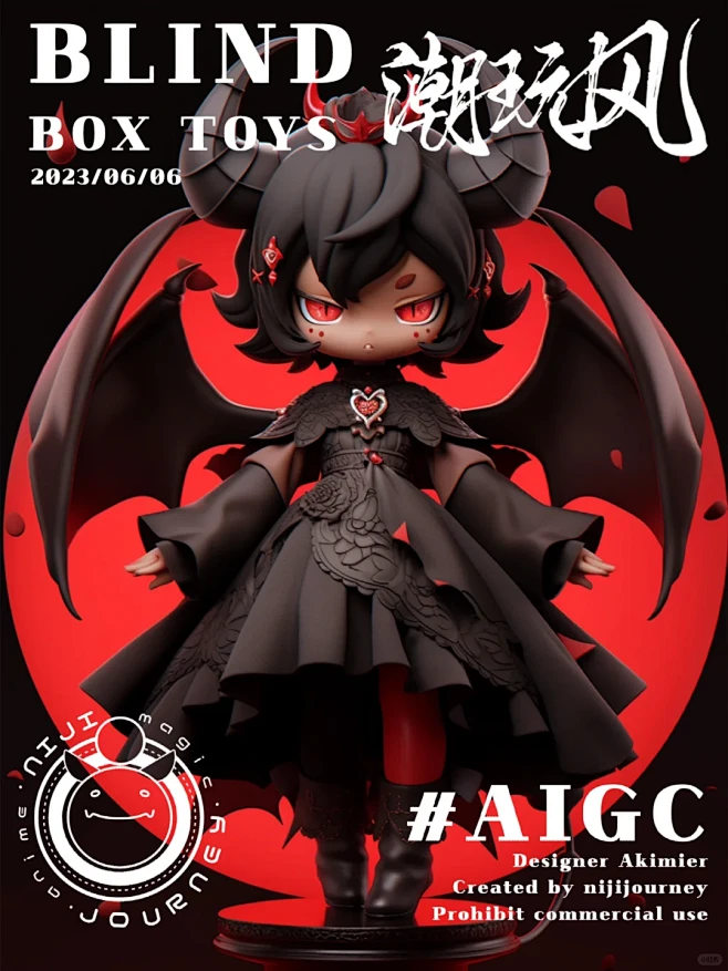 Vol.30｜AIGC·小恶魔｜潮玩系列图片_AI图片素材-花瓣网