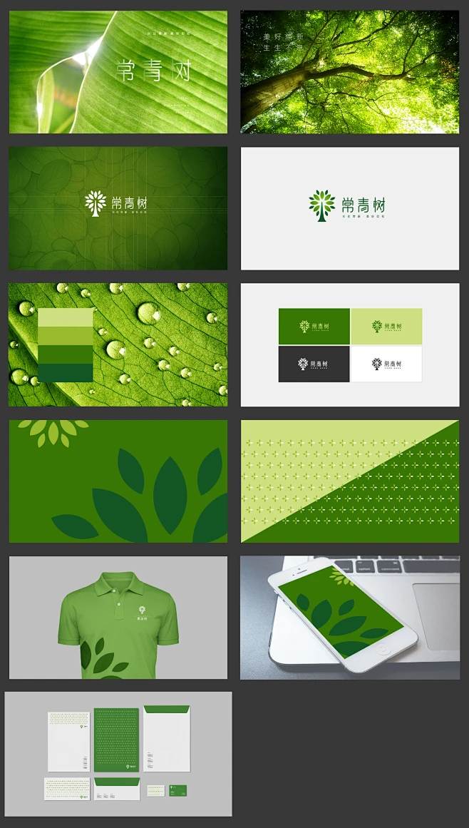 地产常青树活动VI及LOGO演绎-素材库-sucai1.cn-花瓣网