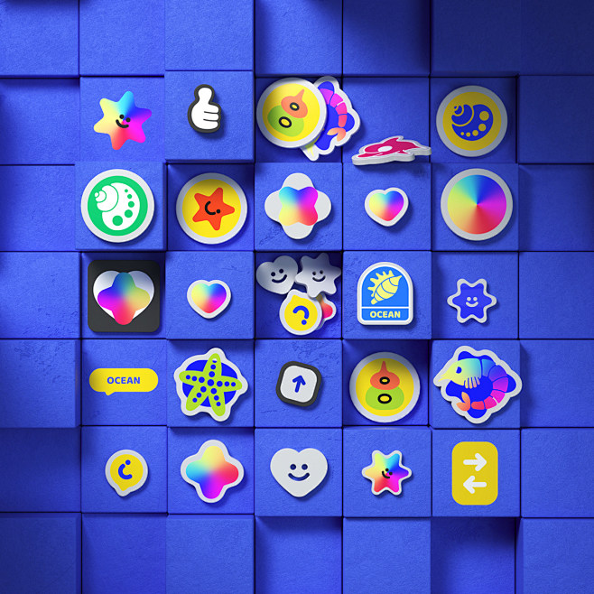 C4D OC genie Ocean stickers