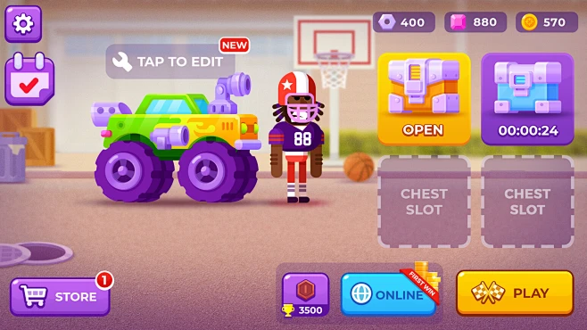 Main menu screen-花瓣网