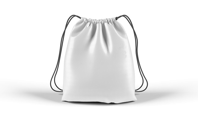 精致抽绳袋样机Drawstring Bag Free PSD