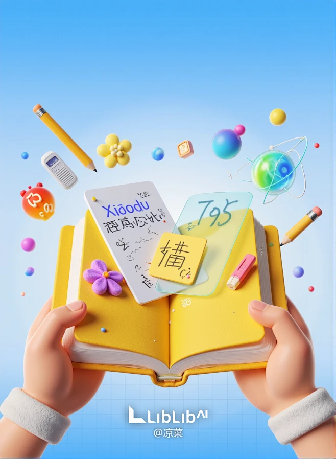 【一元】FLUX-3D运营电商poster-LoRA-一元AI字体研究所-LiblibAI-花瓣网