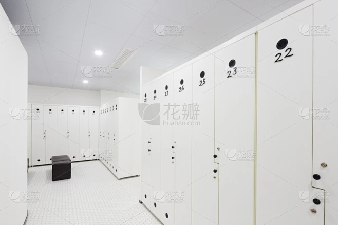 现代,室内,更衣室,穿衣服,水平画幅,储物柜,无人,家具,干净,建筑业素材-花瓣网